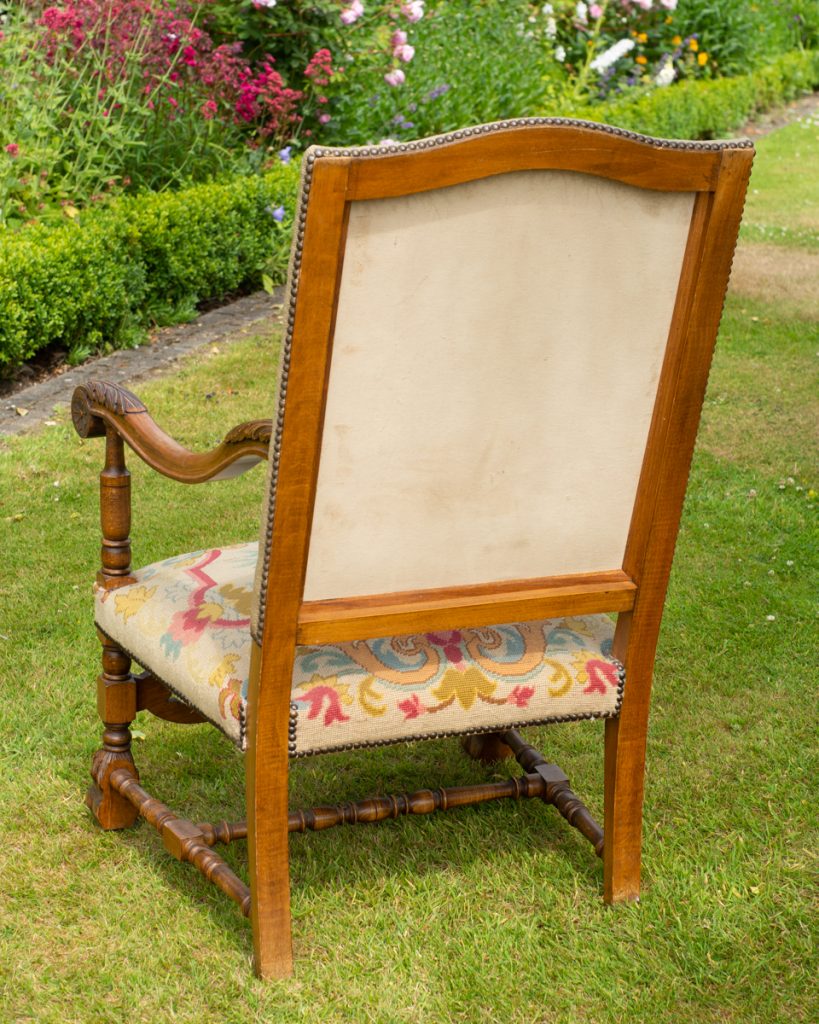 Antique Tapestry Chair C 19th Century – The Old Courthouse, Greyabbey